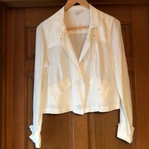 CAbi | Jackets & Coats | Linen Topside Topper Jacket | Poshmark